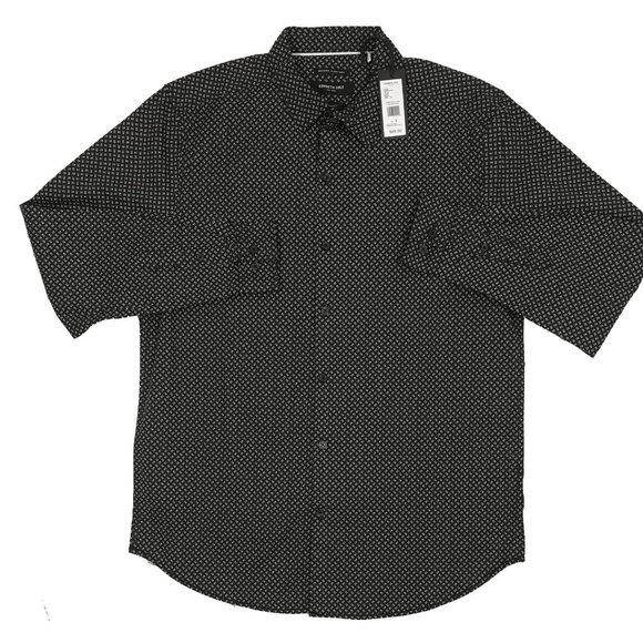 Kenneth Cole | Shirts | New Kenneth Cole Shirt M Or L Black With Kc ...